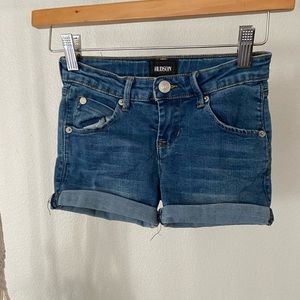 Hudson Jeans Bottoms | Hudson Girls Aruba Blue Denim Bermuda Shorts ...